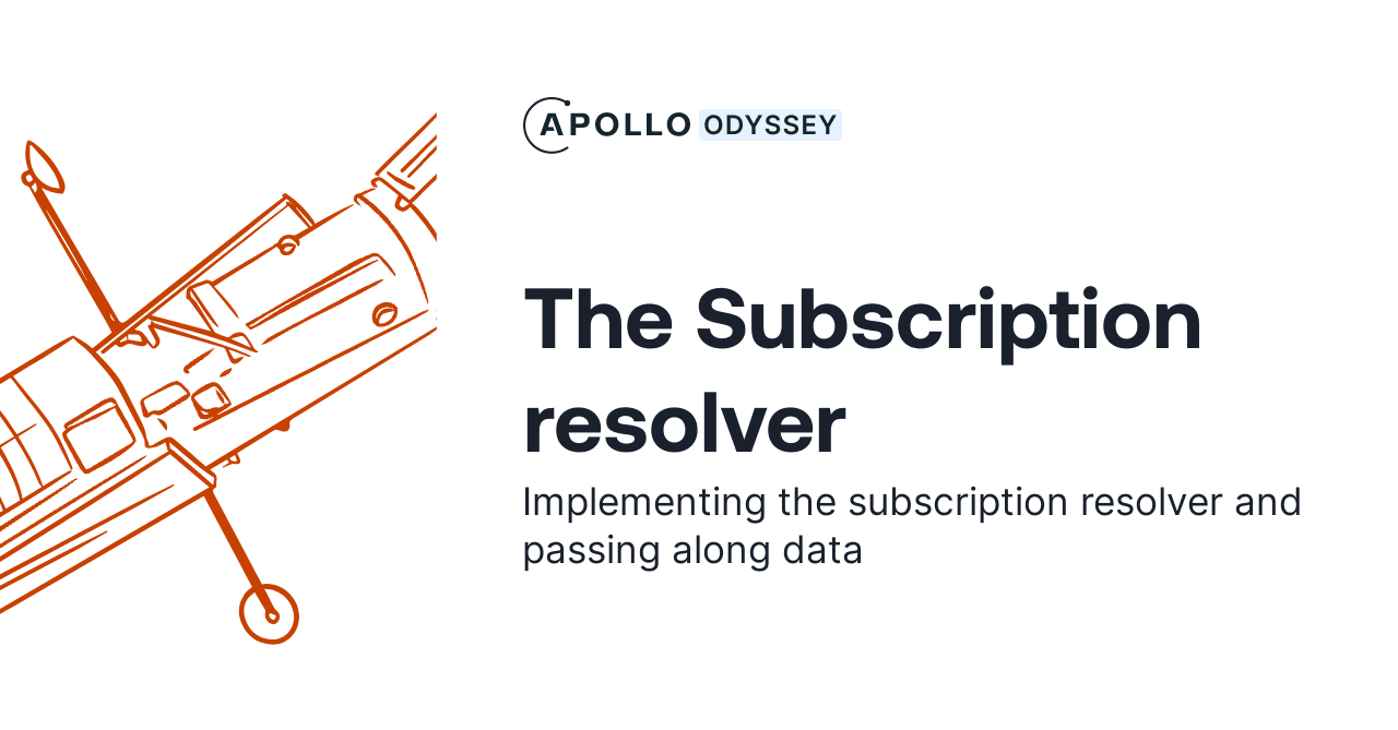 The Subscription resolver - GraphQL Tutorials The Subscription resolver - GraphQL Tutorials